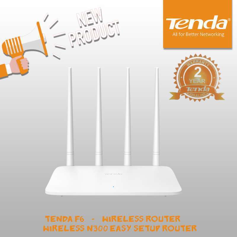 Jual Router Tenda F6 - Wireless N300 Easy Setup Router di Seller RAJA ...
