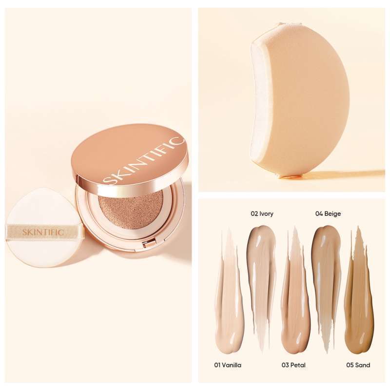 Promo Skintific Refill Cover All Perfect Cushion High Coverage Poreless ...