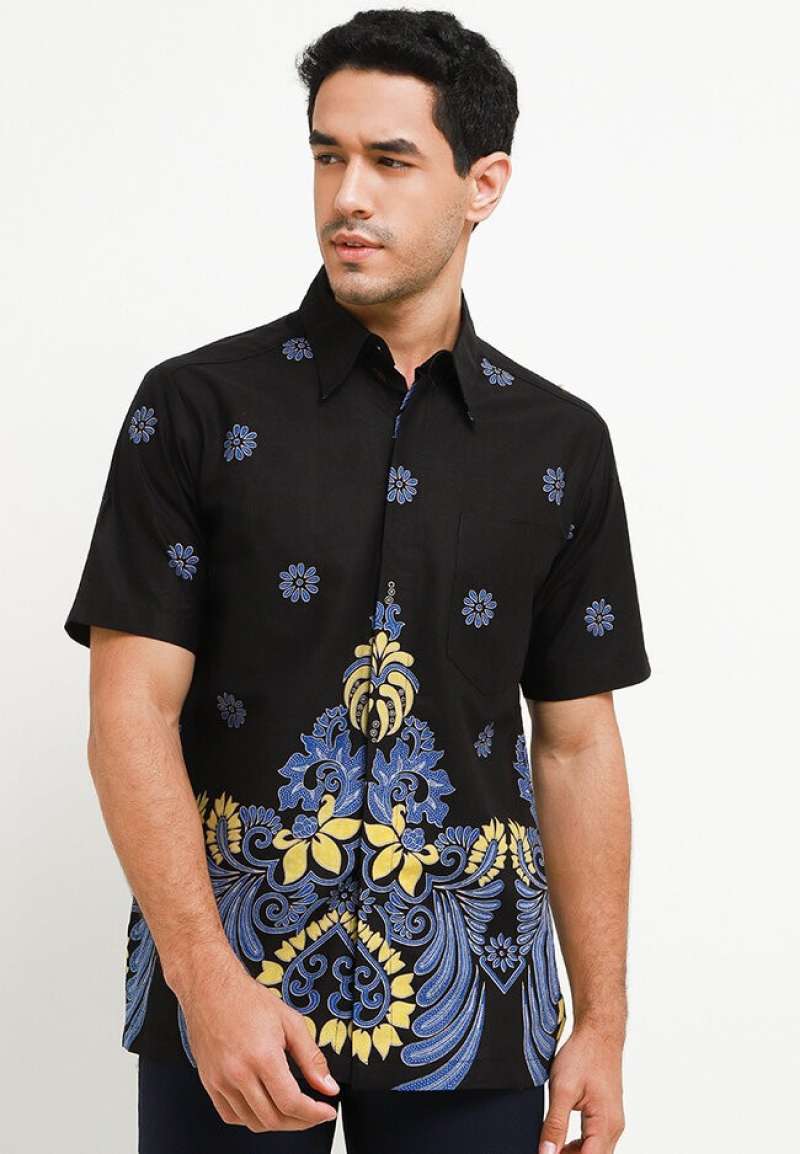 Promo Adikusuma By Arjuna Weda Hem Batik Modern 10 - Hitam - L Hitam ...