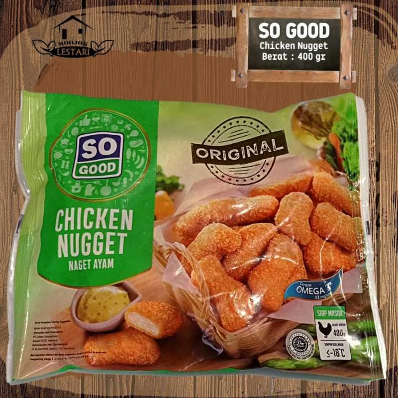 Jual So Good chicken nugget original 400 gr nugget ayam enak murah frozen di Seller Moojok ...