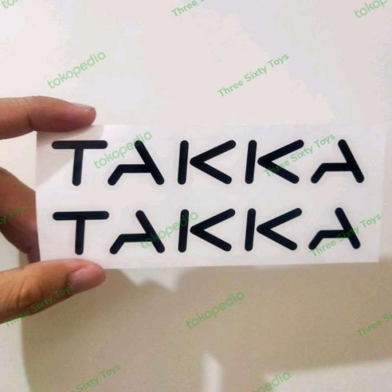 Jual CUTTING STICKER SEPEDA TAKKA LOGO di Seller Three Sixty Toys ...