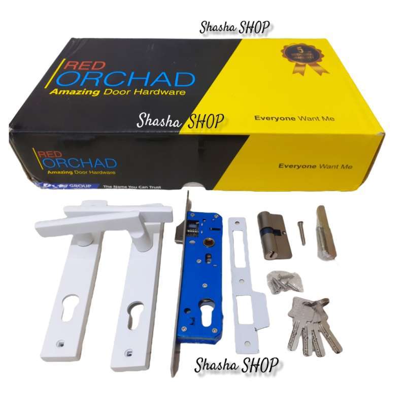 Jual Kunci Set Handle Pintu Orchard / Handle + Body Pintu Allumunium ...