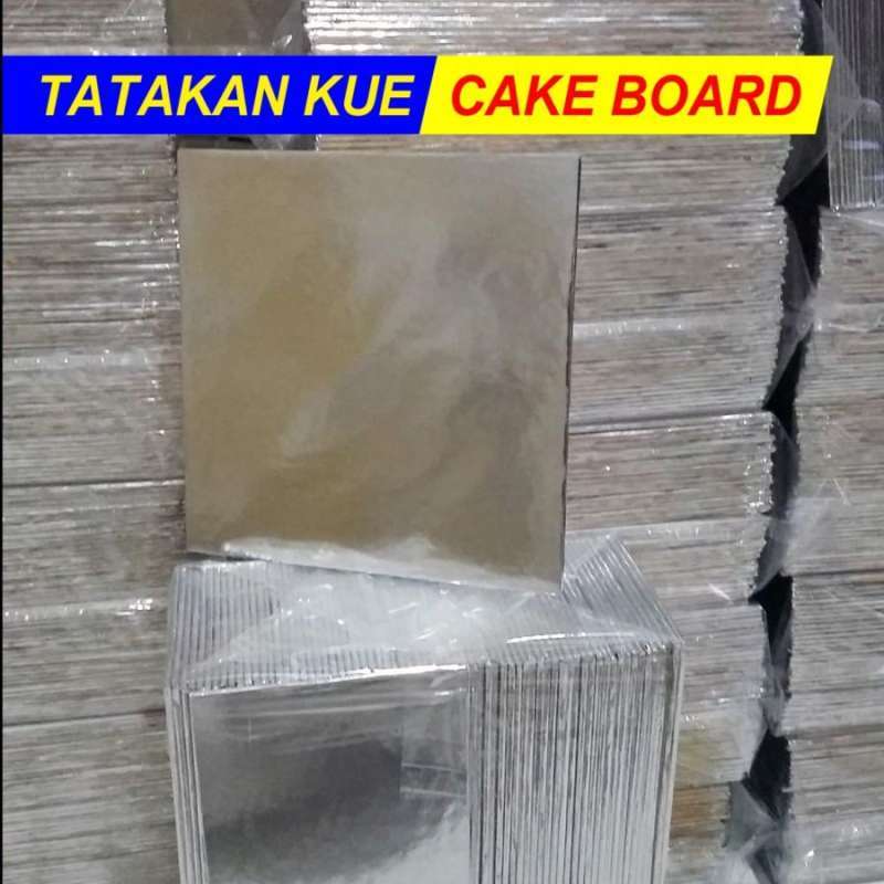 Jual Tatakan Kue 15x15 Cm Cake Board / Alas Kue Ulang Tahun / Alas Kue ...