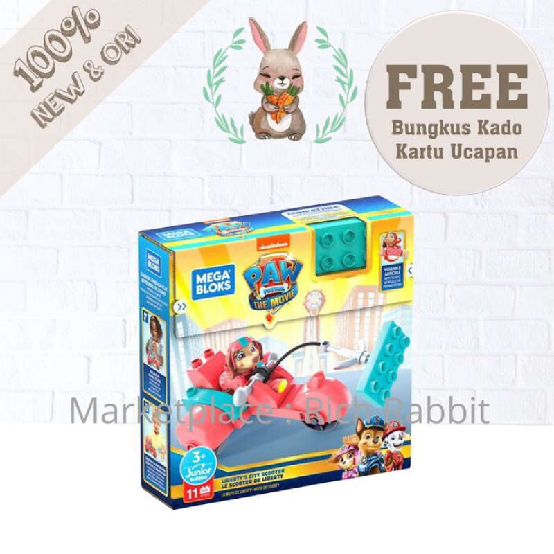 Promo Elc Early Learning Centre Megabloks Paw Patrol Buildable Vehicle ...