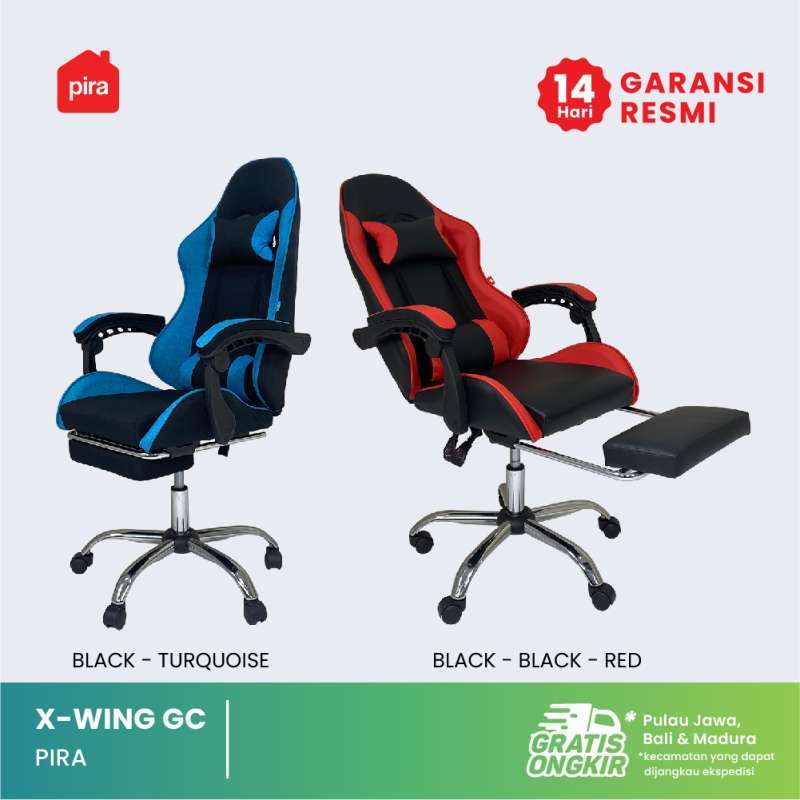 Jual PIRA - X-WING GC Kursi Gaming dengan Sandaran Kaki dan Fitur ...