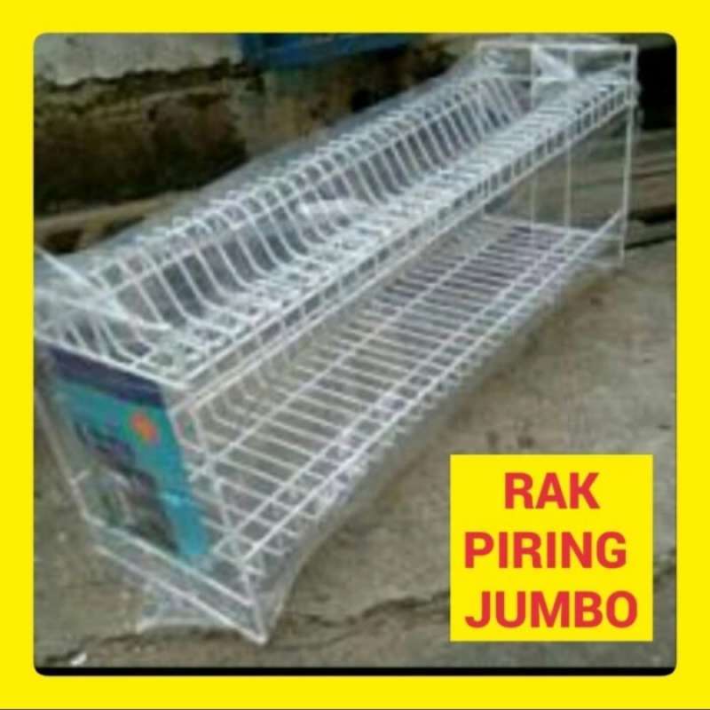 Jual Rak Piring Besi Besar(Jumbo)Susun 2, Rose-392.(KHUSUS GOJEK ...