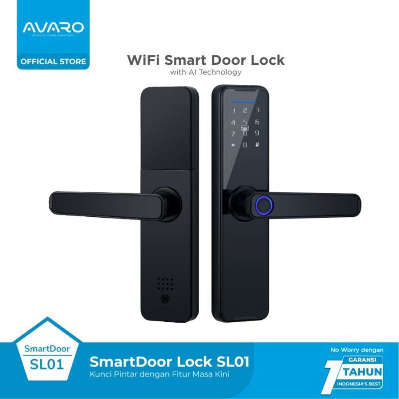 Jual Avaro Smart Door Lock Handle Rfid- Fingerprint Waterproof - Sl01 Di Seller Cemara Mas Indah ...