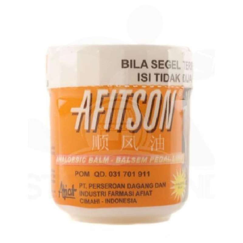 Jual Balsem Afitson 18 gram - Balsam Pegal Linu dan Sakit otot di ...