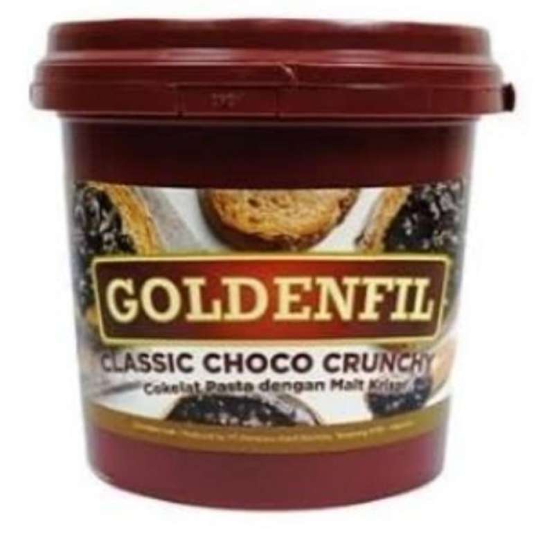 Jual Goldenfil Classic Choco Crunchy 1kg Pail di Seller TOKO SAJIYEM ...