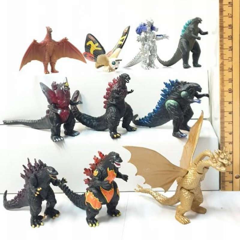 Jual figure set 10 godzilla kaiju ghidora mecha shin gozilla di Seller ...