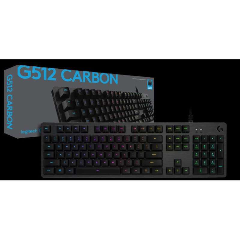 Jual Logitech G512/G512 Clicky RGB Carbon Mechanical Gaming Keyboard di Seller CrossTech ...