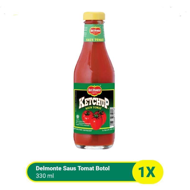 Jual SAUS TOMAT BOTOL DEL MONTE TOMATO KETCHUP 330ML BOTTLE di Seller ...