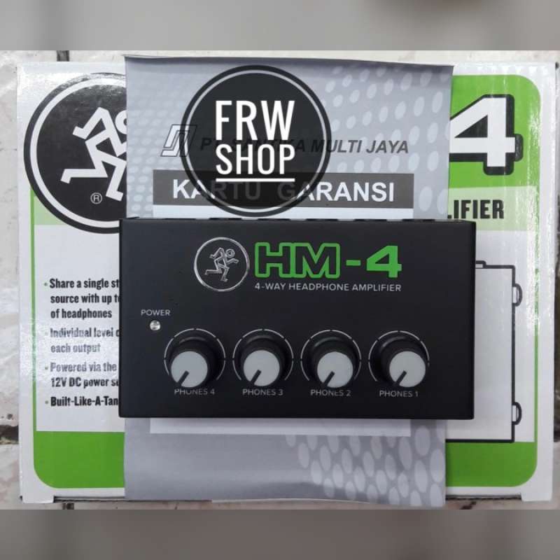 Promo HEADPHONE AMPLIFIER MACKIE HM-4 / HM 4 / HM4 ( ORIGINAL)4CH HEADPHONE Diskon 16% di Seller ...