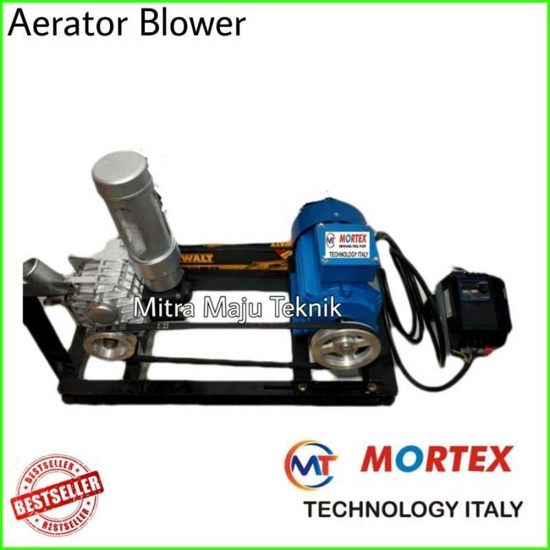Jual Mesin Aerator Blower Supercharger Amr500 2hp 3phase Double Pulley ...