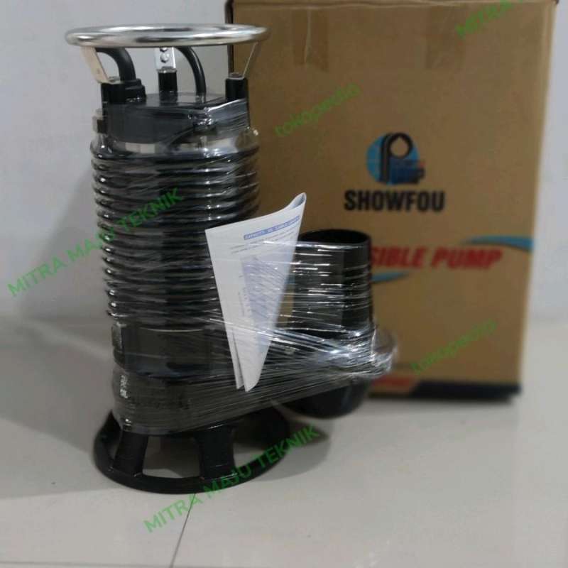 Jual Pompa Air Kotor Showfou SS-532 3.7kW 1060L/mnt, 26mH, 3phase, 4 di ...