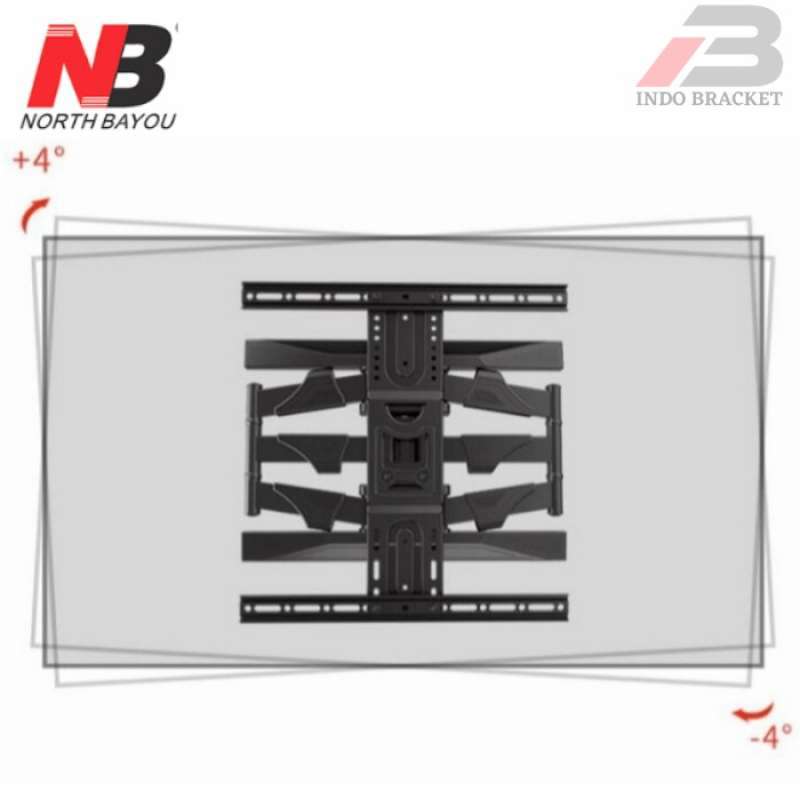 Jual Bracket Tv 75 70 65 50 Inch Swivel Brecket Tv North Bayou Nb P6 Di ...