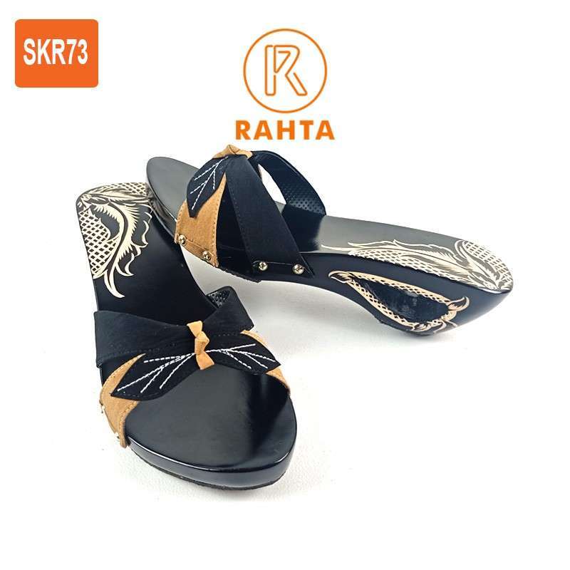 Jual Skr73-kijang Ukir Daun Sanggul/sandal Wanita Kelom Geulis/sendal ...