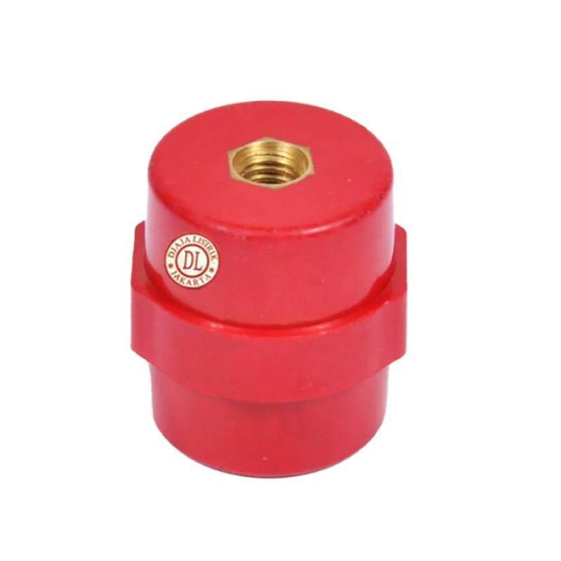Jual Isolator Busbar Holder Sm-35 Insulator Silinder M8 Merah Tab Di ...