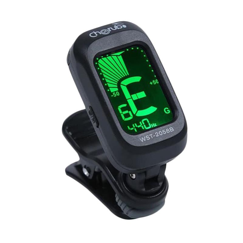 Jual Cherub WST-2058B Clip On Tuner Chromatic Alat Tuning Gitar di ...