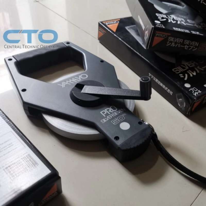 Jual Meteran Roll 50 Meter Pita Baja YAMAYO PRO SILVER SEVEN ORI JAPAN ...