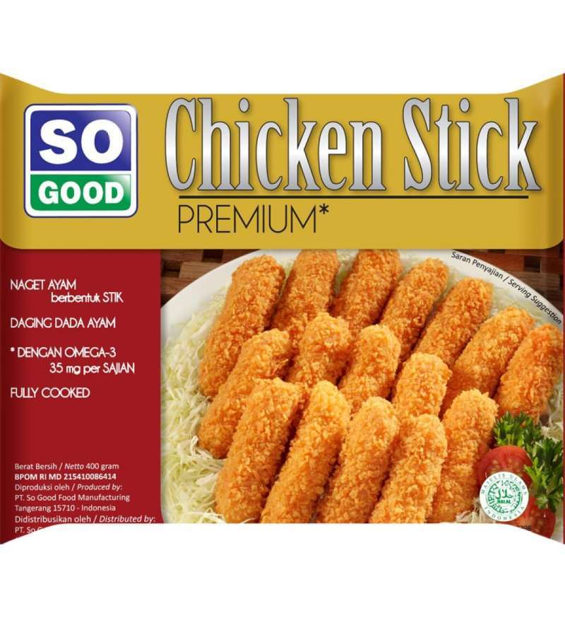 Jual SO GOOD Chicken Stick Premium Nugget [400 g] di Seller Ramayana ...