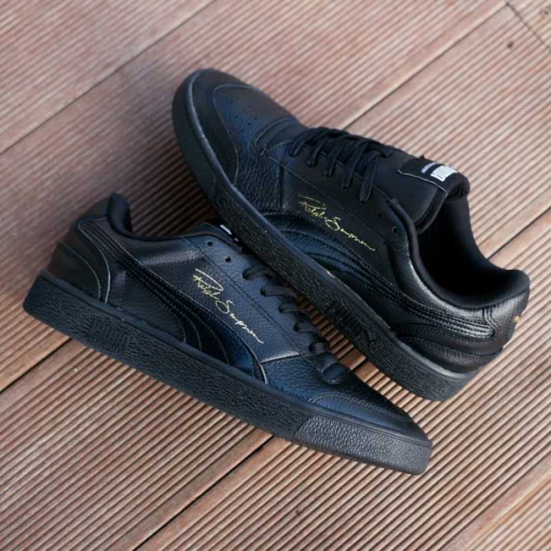 Promo Sepatu Sneakers pria Puma Ralph sampson Full black/all black BNIB ...