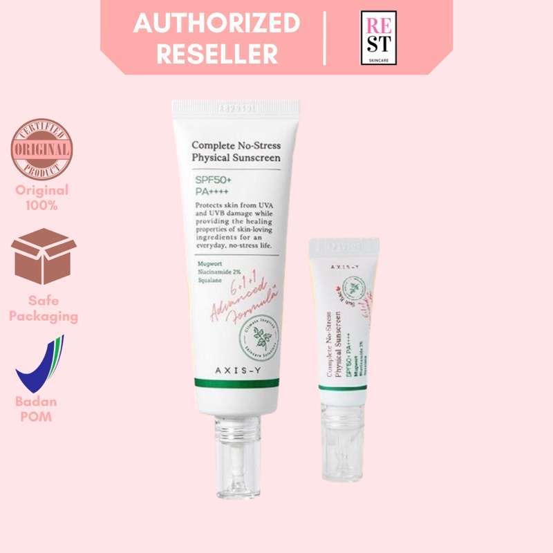 Jual Axis-y Complete No Stress Physical Sunscreen Spf 50+ Pa ...