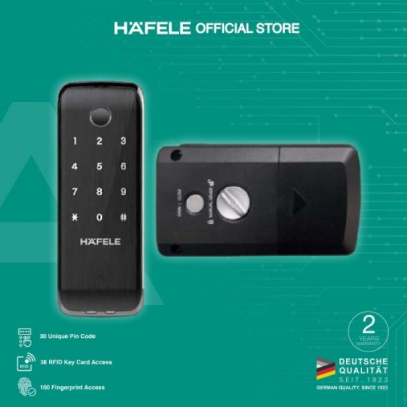 Promo Hafele Digital Door Lock Er6300 - Kunci Gagang Pintu Digital ...
