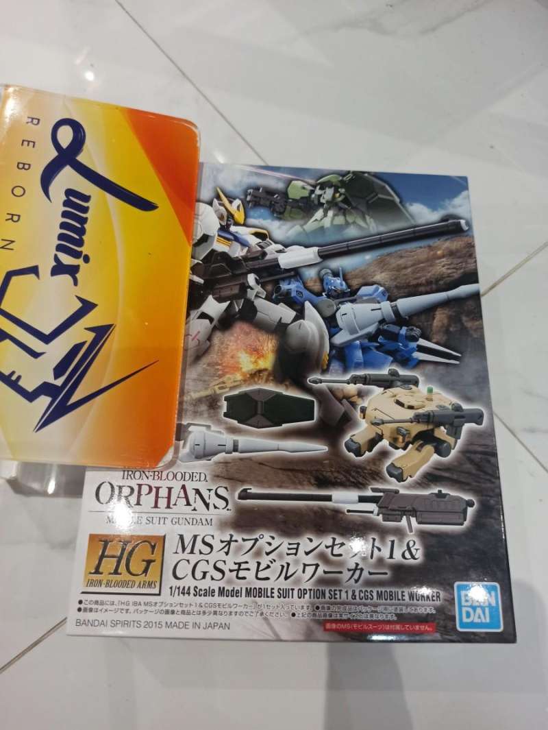 Jual HG 1/144 MS Option Set 1 & CGS Mobile Worker - Bandai Gundam IBO di Seller LumixJr Hobby ...