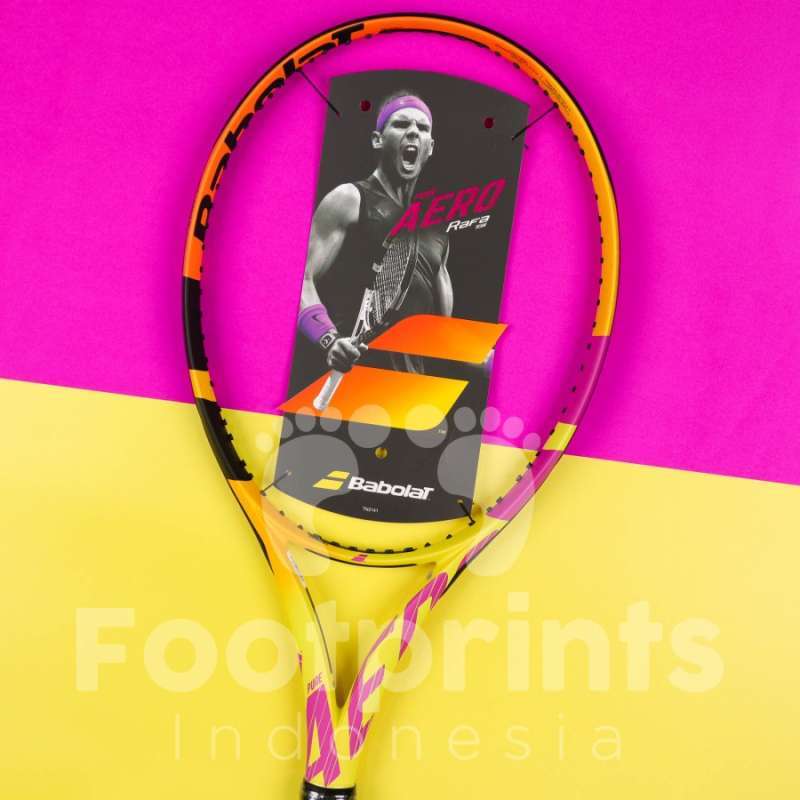 Jual Footprints Indonesia Raket Tenis Babolat Pure Aero Rafa Nadal Team ...
