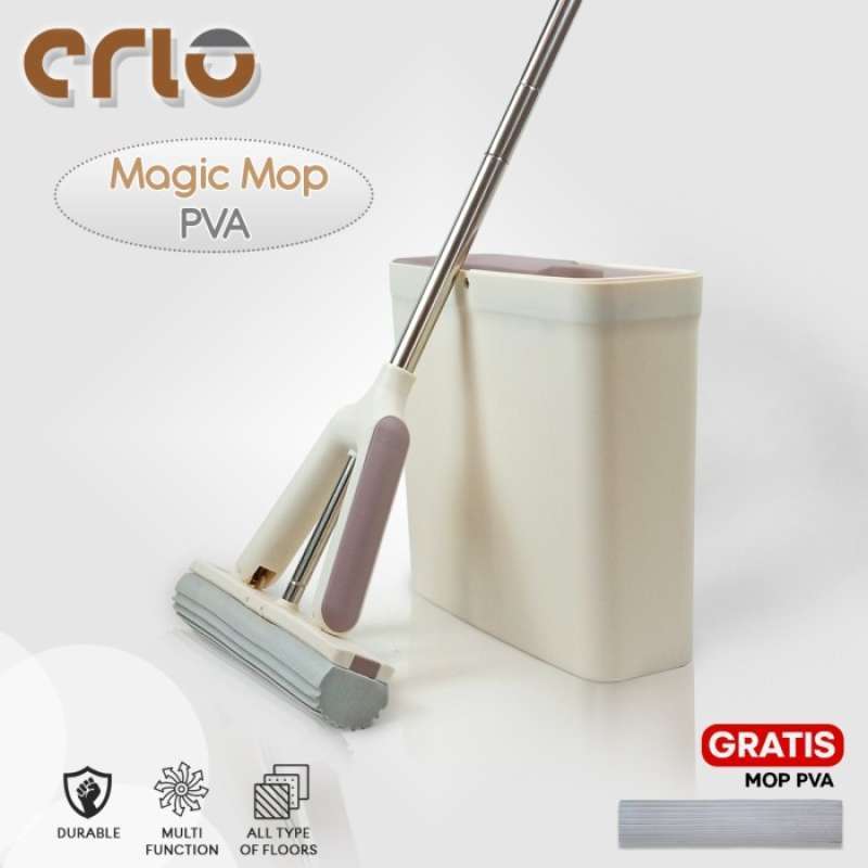 Jual Alat Pel Lantai Spons Kanebo Praktis Kekinian CRIO MAGIC MOP PVA ...