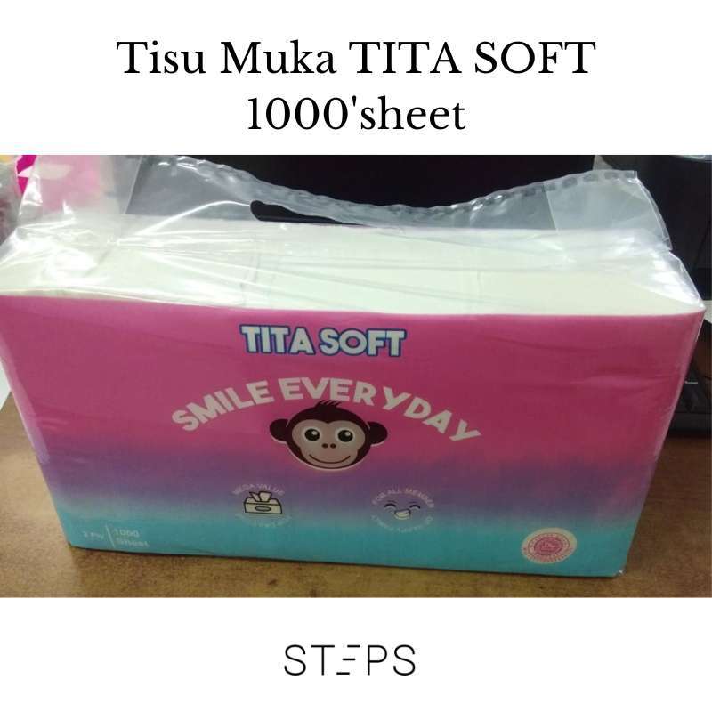 Promo Tisu Wajah Tisu muka Tita Soft 1000's / Tissue facial 1000'Sheet ...