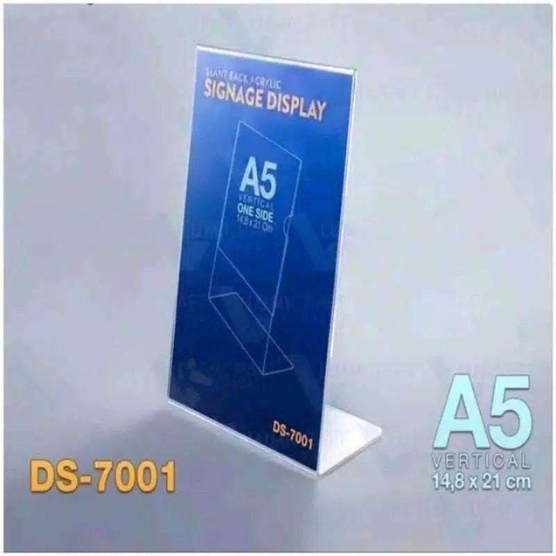 Jual Name Label Display Stand Acrylic Akrilik Model L A5 di Seller ...