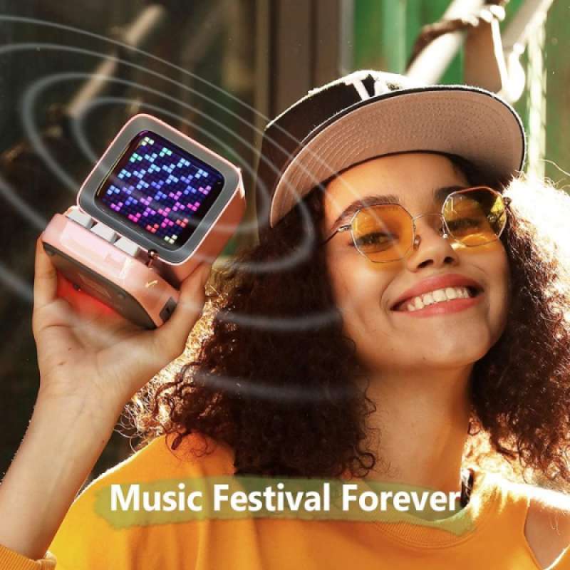 Promo [speaker] Divoom Ditoo-plus Wireless Speaker With Led Pixel Art ...