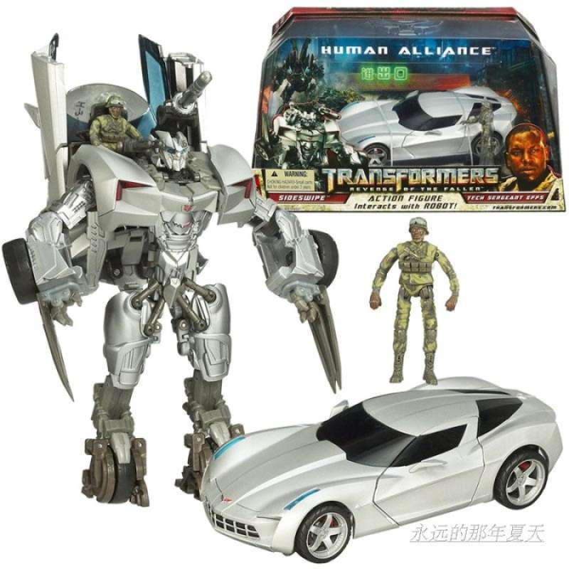 Promo Hasbro Transformers Revenge Of The Fallen Human Aliance Sideswipe ...