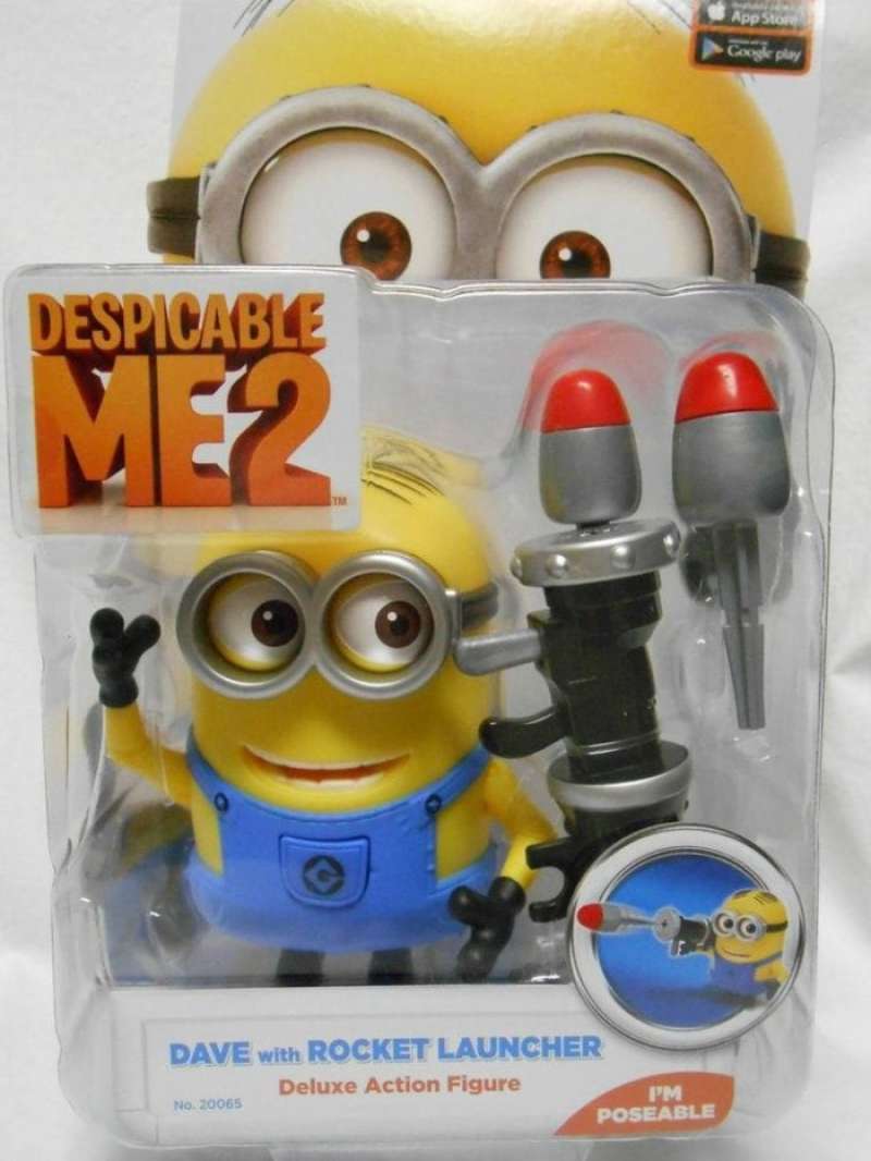 Promo [thinkway] Minion Dave With Rocket Launcher Diskon 24% Di Seller ...