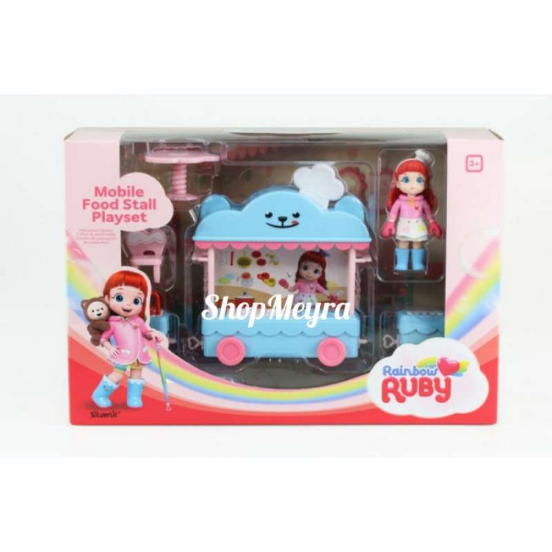 Promo Rainbow Ruby Mobile Food Stall Playset - Mainan Anak Original ...