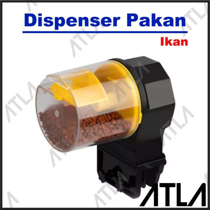 Jual Dispenser Pakan Ikan Otomatis Tempat Makanan Timer Wadah Food ...