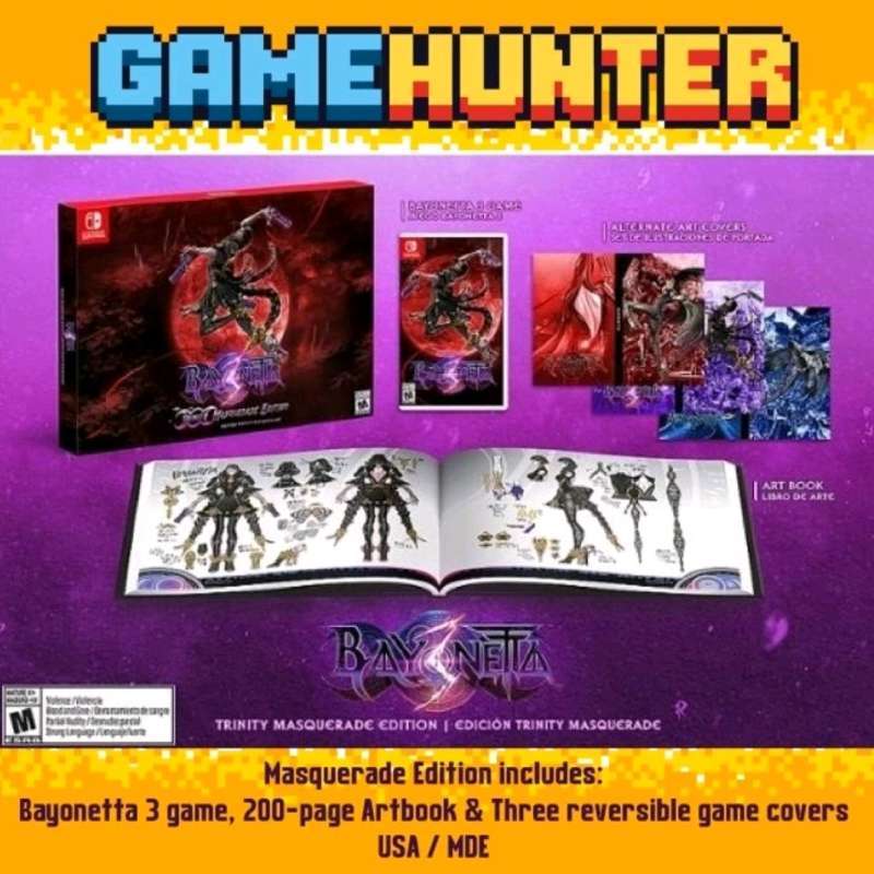 Jual Nintendo Switch Bayonetta 3 Trinity Masquerade Collection (NO GAME ...