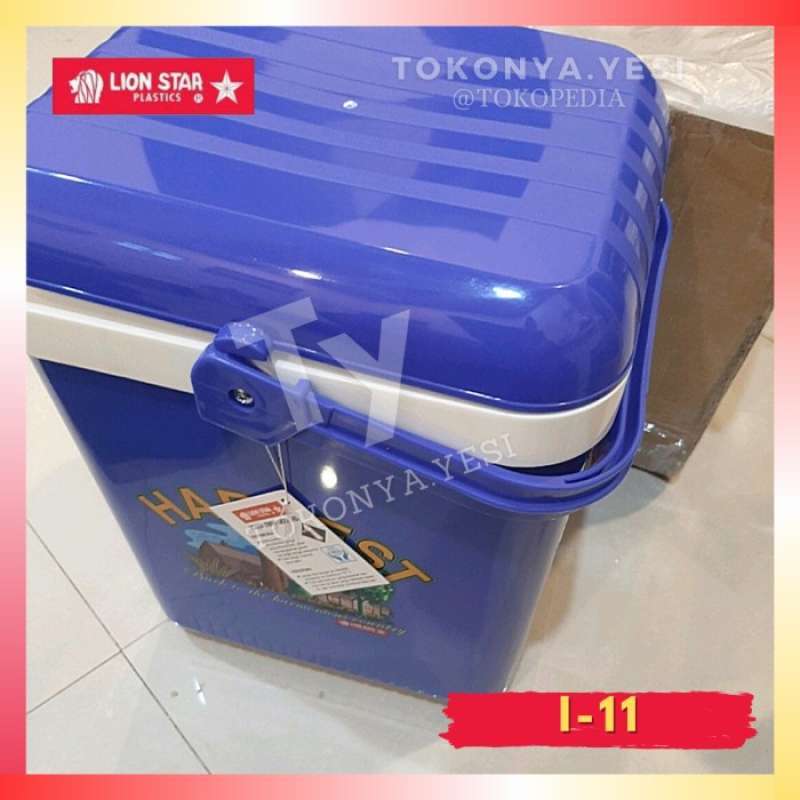 Jual Tempat penyimpanan es batu 12.5 liter lion star square ice box I ...