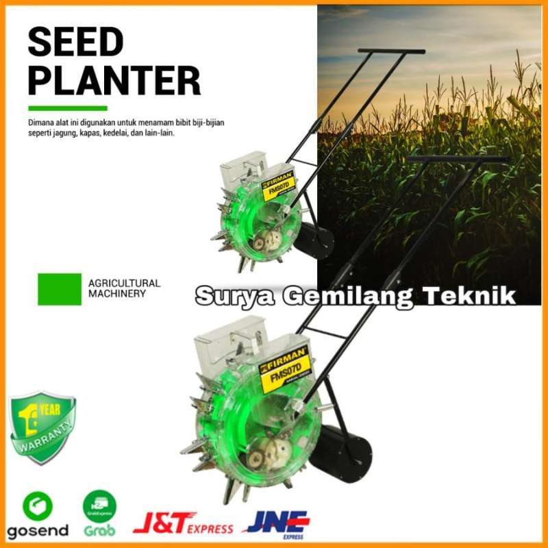 Jual Mesin Tanam Benih Biji Pupuk Firman Fms07d Alat Seeder Benih Fms ...