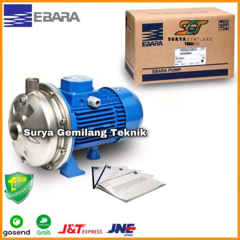 Jual Pompa Pendorong Booster Pump Ebara CDX 200/12 Sentrifugal Stainlees di Seller Surya ...
