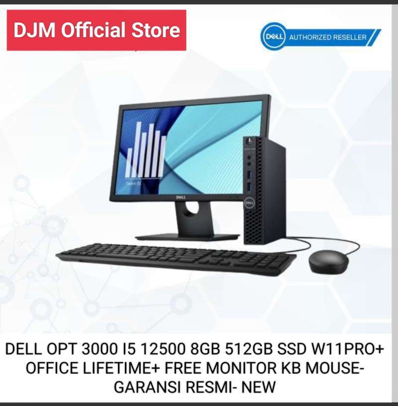 Promo DELL OptiPlex 3000 i5-12500 8GB SSD 512GB W11PRO+OFFICE PRO+FREE ...