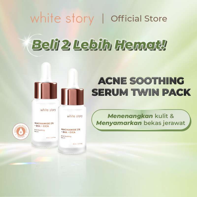 Jual White Story Acne Soothing Serum Twin Pack di Seller White Story ...