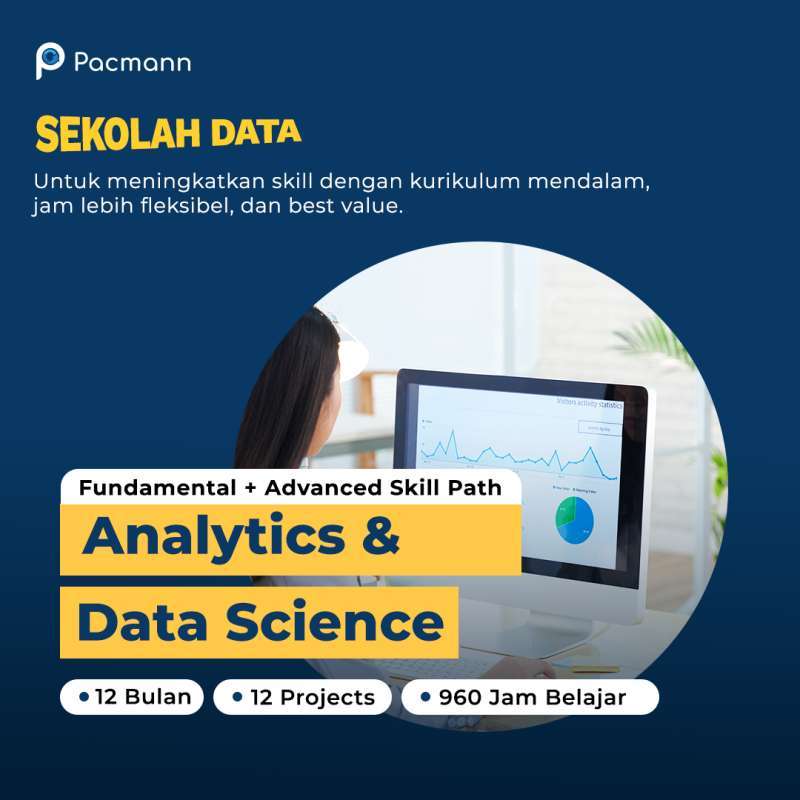 Promo Pacmann AI - Bundling Analytics & Data Science (12 Bulan) | Skill Upgrader Diskon 33% di ...