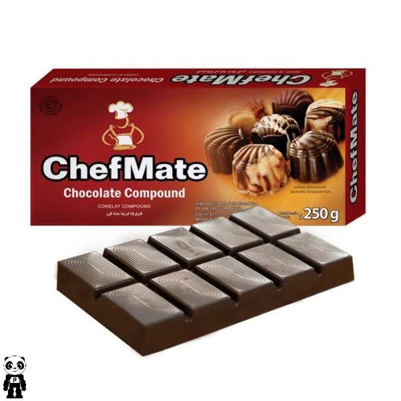 Jual Chefmate Dark Chocolate Compound 250g Coklat Compound Hitam Dcc Di ...