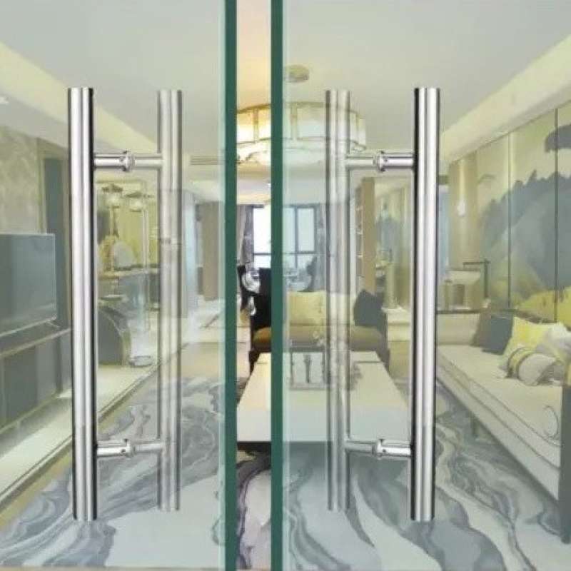 Jual Handle Pintu Baut Tembus Gagang Pintu Kaca Pintu Hotel / Apartemen ...