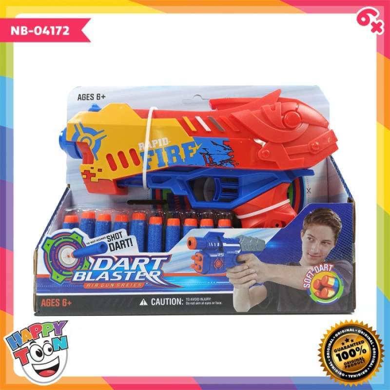 Promo Dart Blaster Pistol Mirip Nerf Rapid Fire - NB-04172 Diskon 23% ...