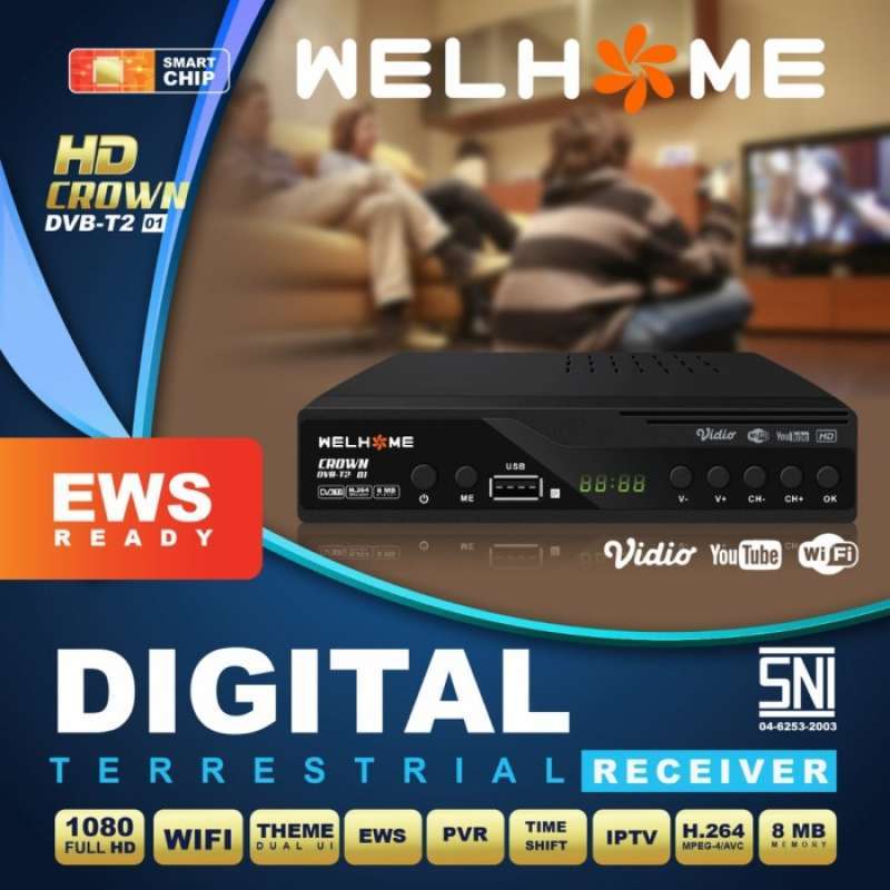 Promo SET TOP BOX TV DIGITAL DVBT2 RINREI UHD 4K Diskon 12% di Seller ...