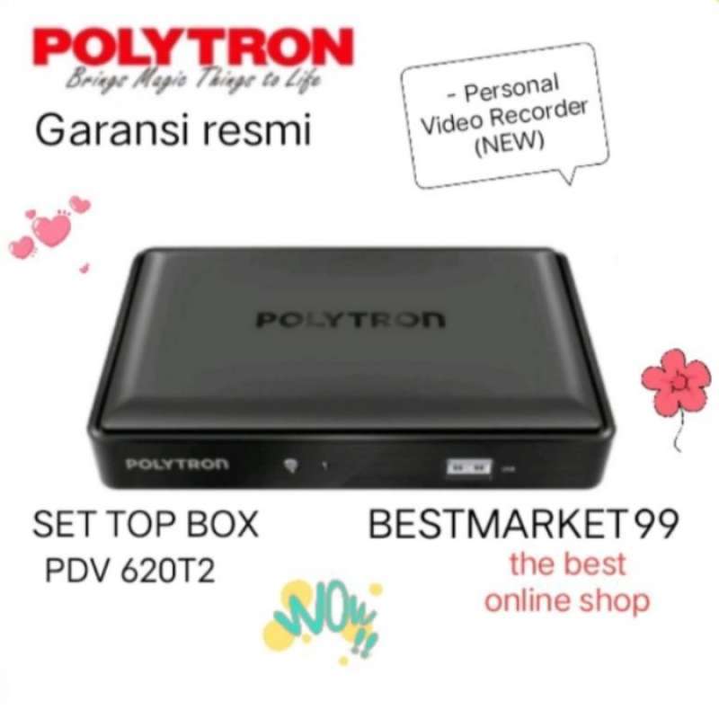 Jual Polytron Set Top Box Dvb T2 Pdv 610t2 Digital Receiver Garansi ...